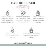Car Diffuser | Non-Toxic Car Air Freshener | Hanging Car Diffuser | Car ...